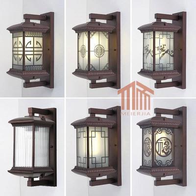 新中式太阳能户外灯防水室外壁灯复古墙灯别墅走廊花园庭院阳台灯