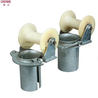 地缆滑轮/放线滑轮/孔口井口滑轮/电缆坑口保护滑轮110mm-130mm