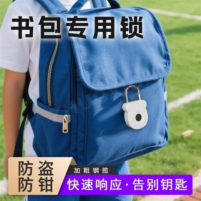 书包专用锁学生宿舍柜子锁儿童安全锁防盗抽屉锁电脑包行李箱挂锁