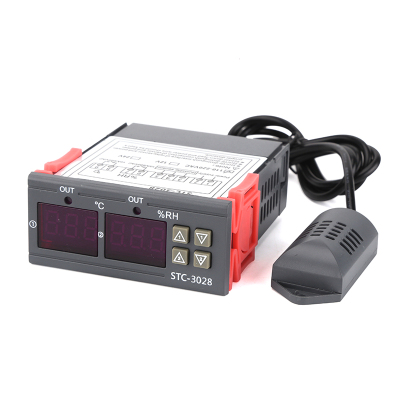 STC-3028智能数显温湿度控制器 养殖孵化温湿度计 湿度仪表温控器