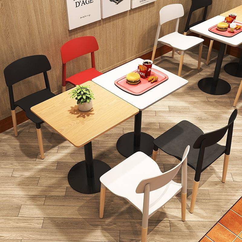 炸鸡汉堡店食堂桌椅组合商用餐厅桌子自助餐奶茶店椅子多功能