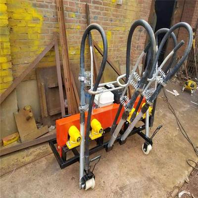 一操四内燃软轴捣固镐ND-4.2*2型汽油轨道捣固器一拖二内燃捣鼓镐