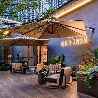 户外沙发TFQ椅水皮设园家计师庭院林休闲防区具阳台露天座椅圆桌