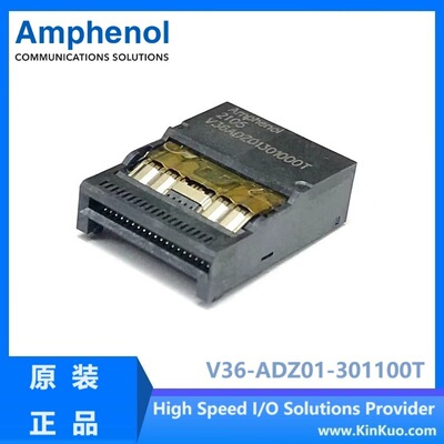 Amphenol QSFP-DD 112G 连接器 V36-ADZ01-301100T