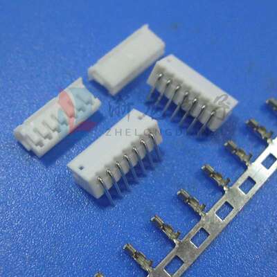 接插件ZH1.5-7P胶壳插头1.5-7Y母座孔座 1.5mm条形连接器 1000只
