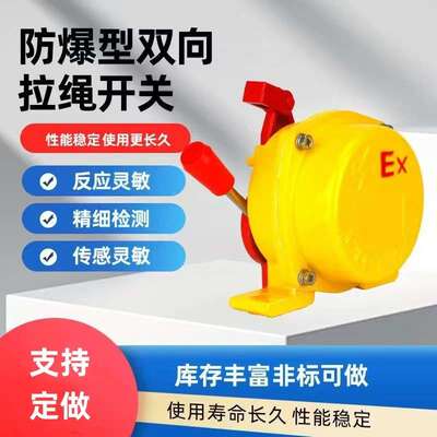防爆拉绳开关BKLT2-II EXKLT2-II BXYLS-II双向事故急停BX5800