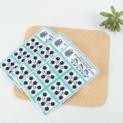 厂家555金属暗扣 圆形金属按扣啪钮 子母扣纽扣8MM