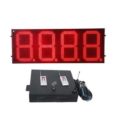 油价牌厂家18寸红色8.88加油站灯箱 户外防水油价牌