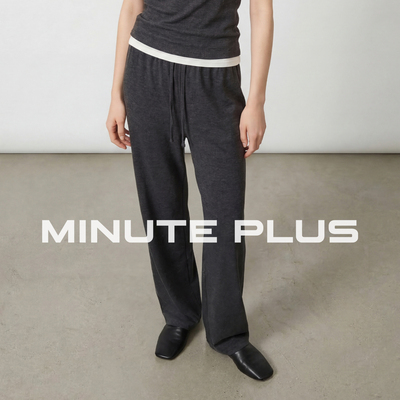Minuteplus[lulu奶丝裤]超弹休闲直筒裤MP63SP09