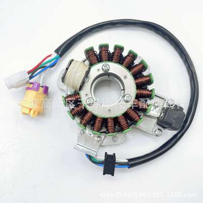 磁电机 磁线圈 适用JS250 250CC Motor Stator 16极 12V