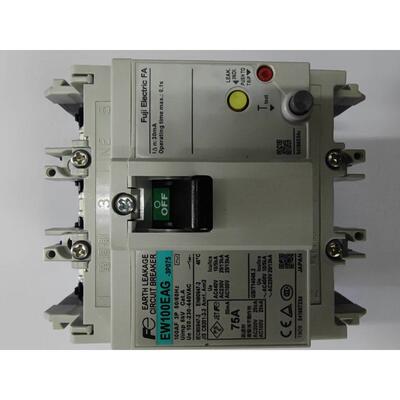 询价EW100EAG EW100 3P 100A 75A 原装正品全新日本富士Fe漏电断