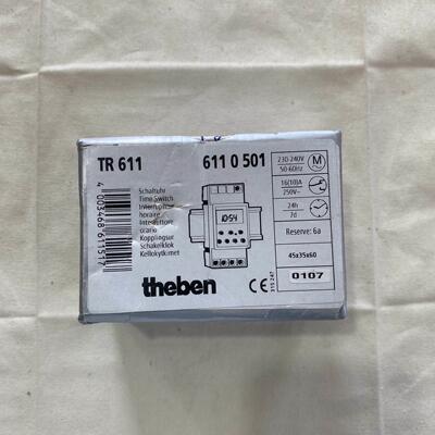 询价德国theben泰邦TR611时控开关 6110501机械式定时开关计时器
