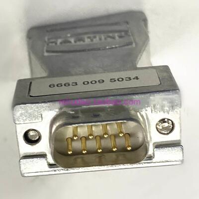 【铛裆机械】HARTING连接器66630095034铁路通信 Inducom-9-male-