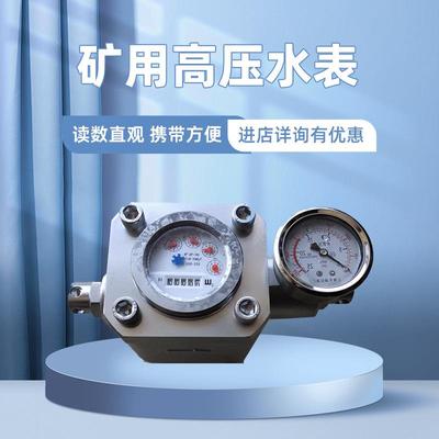 厂家发货煤层注水高压水表 矿用高压水表 SGS双功能高压水表