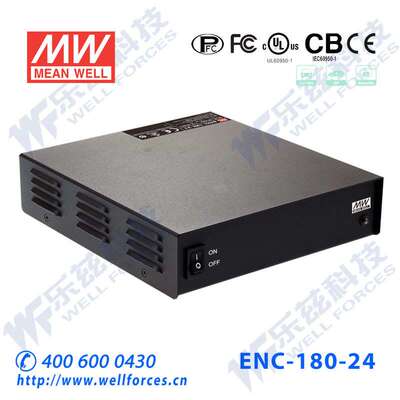 ENC-180-24 172.8W 28.8V6A明纬桌式带电池保护铅酸电池充电器