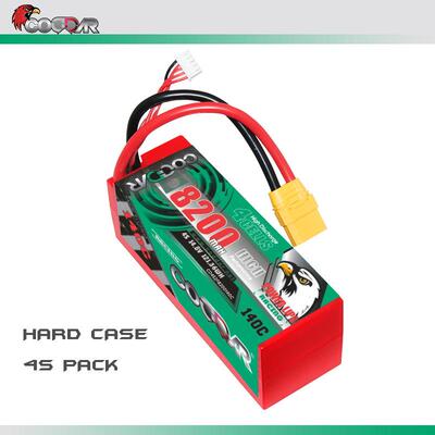 鹰氪CODDAR 8200mAh 4S 14.8V 140C RC车模遥控1/8 高C高爆发LIPO