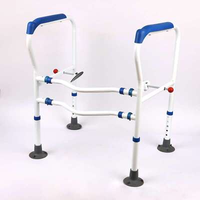 Toilet armrest for elderly and pregnant women in thebathroom