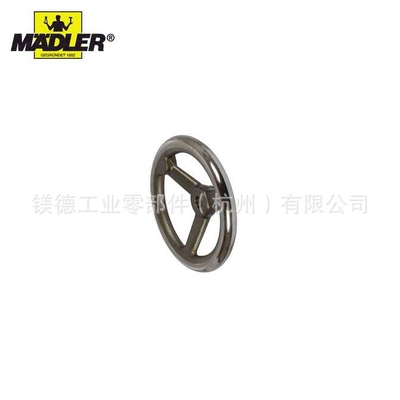 Maedler 带光滑轮缘和倾斜辐条 手轮 DIN950