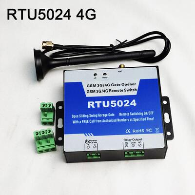 4G RTU5024手机远程控制器搭载开门机实现电话短信开门和关门GSM
