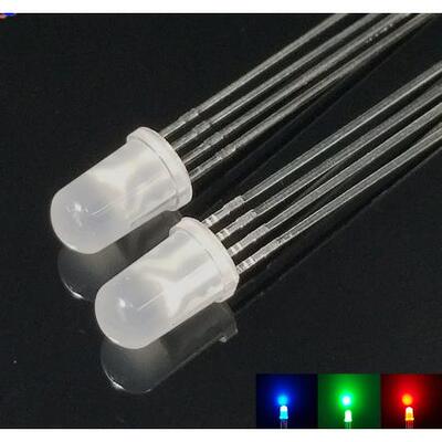 5mm 4 Pin RGB 共阳二极管