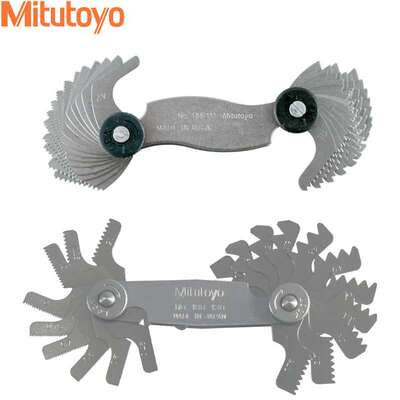 三丰188-122螺距规188-130公制螺纹样板188-111美制TPI惠氏牙距规