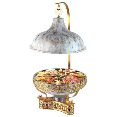 跨境自助餐炉菠萝格豪华酒精炉铁艺轻奢餐炉wedding chafing dish