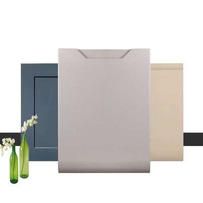 模压PVC吸塑橱柜浴室柜欧式格栅门板橱柜厂家kitchen cabinet