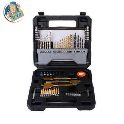 安捷顺工具麻花钻头木工冲击钻头套装 70PCS