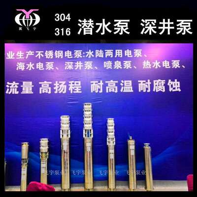 qj高扬程多级潜水泵 200QJ25-112   热水深井电泵 井用潜水泵厂家