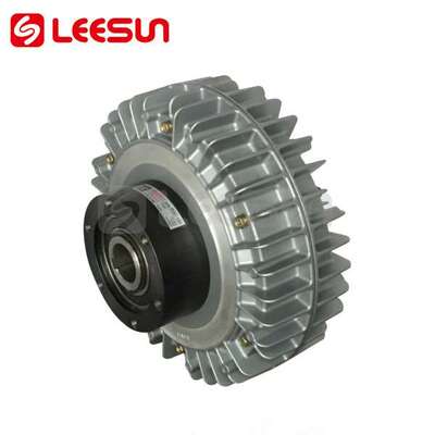 LEESUN 空心轴支撑外壳旋转磁粉离合器 磁粉制动 POC-100张力控制