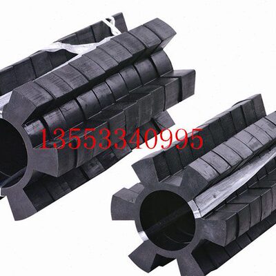 T型六角胶T154*75*27六角联轴器缓冲垫 橡胶梅花六角连轴弹性圈块