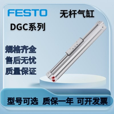 FETSO无杆气缸DGC-K18/25/32/40/50/63/80-100-200-300-400-PPV-A