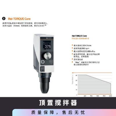 Heidolph海道夫顶置搅拌器Hei-TORQUE Core 锚式搅拌器