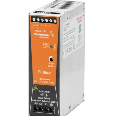 1469480000魏德米勒PRO ECO 120W 24V 5A 电源Weidmüller