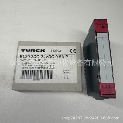 图尔克TURCKPLC模块,BL20-2DO-24VDC-0.5A-P6827024议价