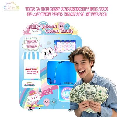 High power coin-operated marshmallow vending machine