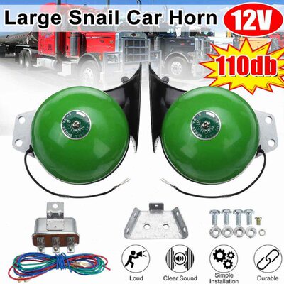 通用汽车改装高音喇叭 货车DL35蜗牛喇叭big horn 12/24V超响喇叭