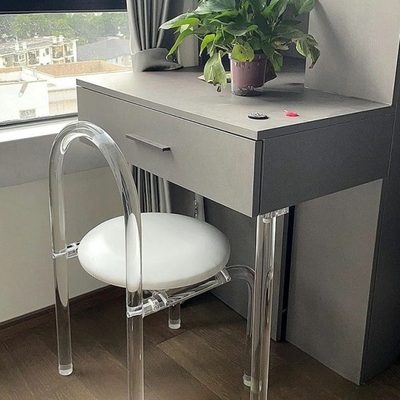 亚克力桌腿支架桌脚餐桌腿透明定制书桌子腿吧台脚架岛台支撑圆柱