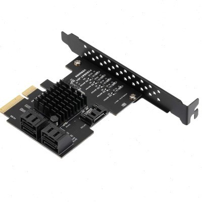 亮腾PCI-E3.0转2口5口SATA3.0扩展卡JMB585主控JMB582芯片转接卡