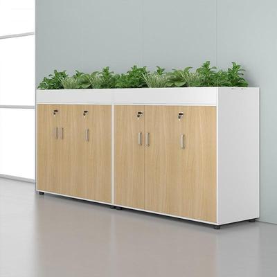 办公室隔断白墙v9k1IcRS花槽桌柜柜柜矮柜草花组合绿植边文件色现