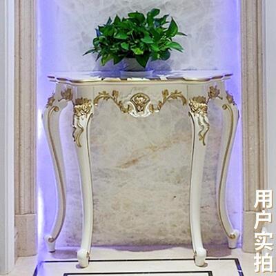 风新款欧式玄关柜靠墙走廊00098桌子装台饰置物架轻奢隔进门入户