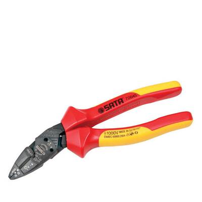 【含税】世达工具 省力型VDE多功能绝缘耐压斜嘴钳 72645