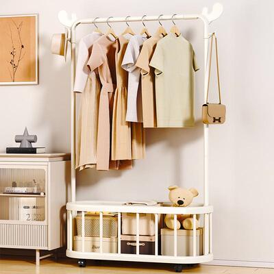 衣帽架落地卧室衣架移FAJ挂动衣服室置物架奢家用内轻晾衣架置地