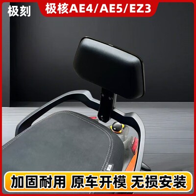适用极核EZ3i/AE4/SE/AE4i/pro/AE5iK/pro电动车铝合金后靠背靠垫