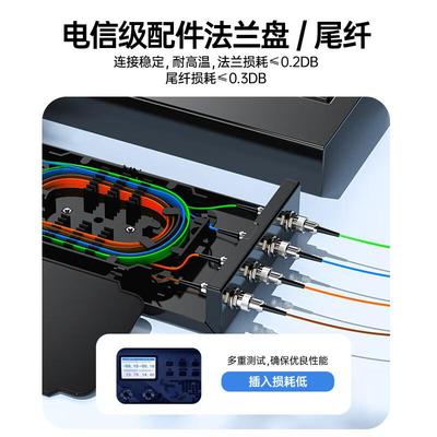 毕亚兹纤终TT95-4SM端盒4口4芯FC单模满配光纤法兰盘尾光缆熔接配