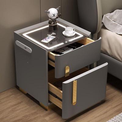 保险无柜家用一体智能床头柜语音控约制灯室线CZA充电简保险箱卧