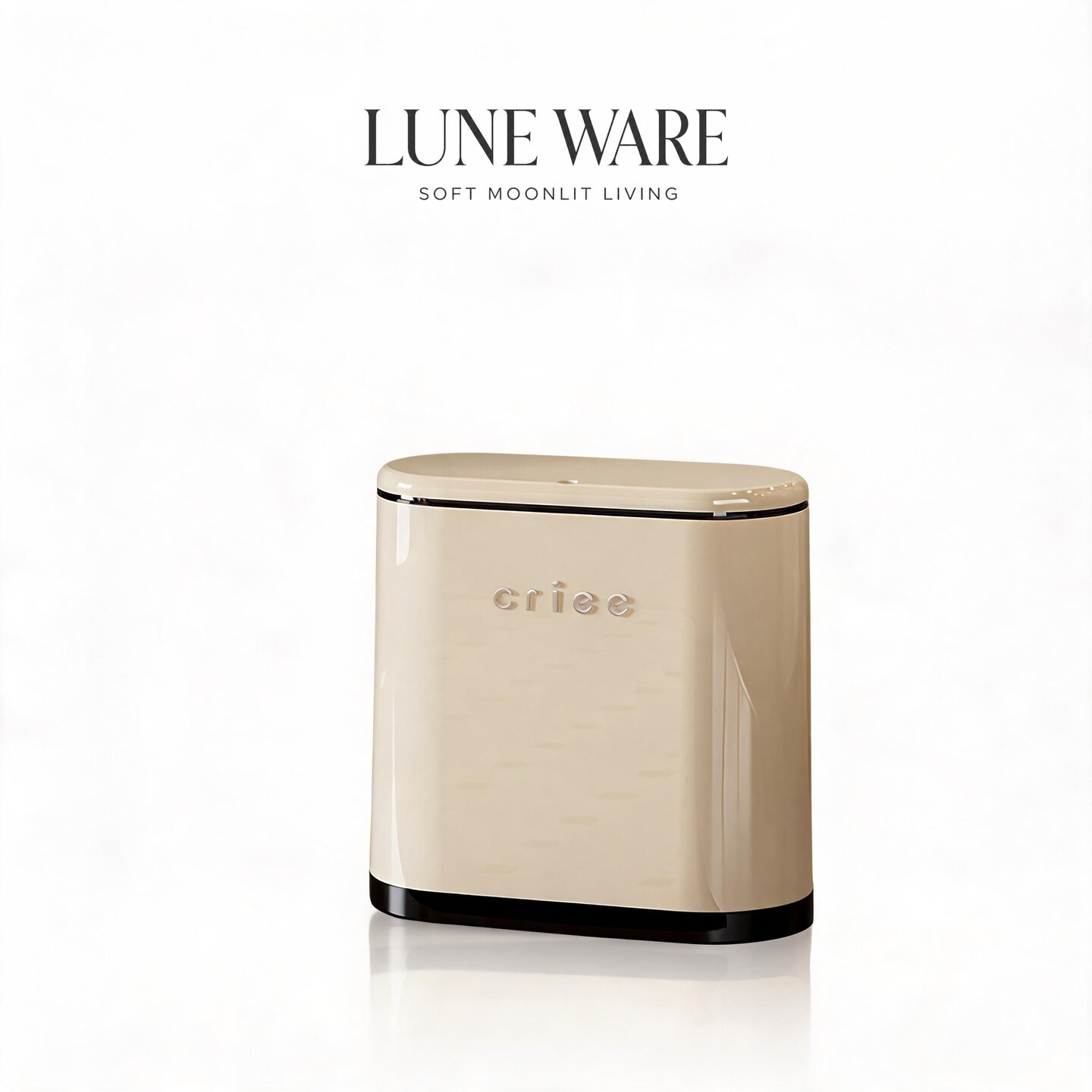 LUNE WARE▪窄缝垃圾桶卫生间高颜值厕所客厅纸篓奶油风轻奢高档