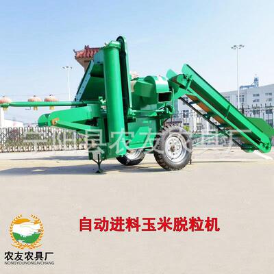 脱打玉米机自动料脱包谷机电动玉米粒机用自动装袋上5吨打BUP苞家