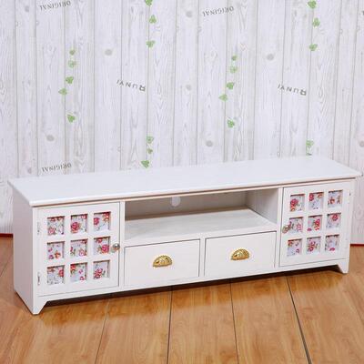 客厅电视柜墙柜组厂合式实落木简约电视柜欧式75715卧室柜地台家