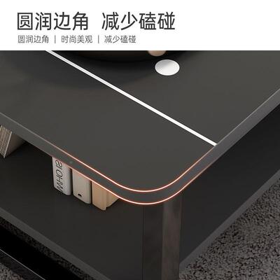茶几客用厅家沙发旁双约层边几简现代出屋办公室小租茶桌方形LZG